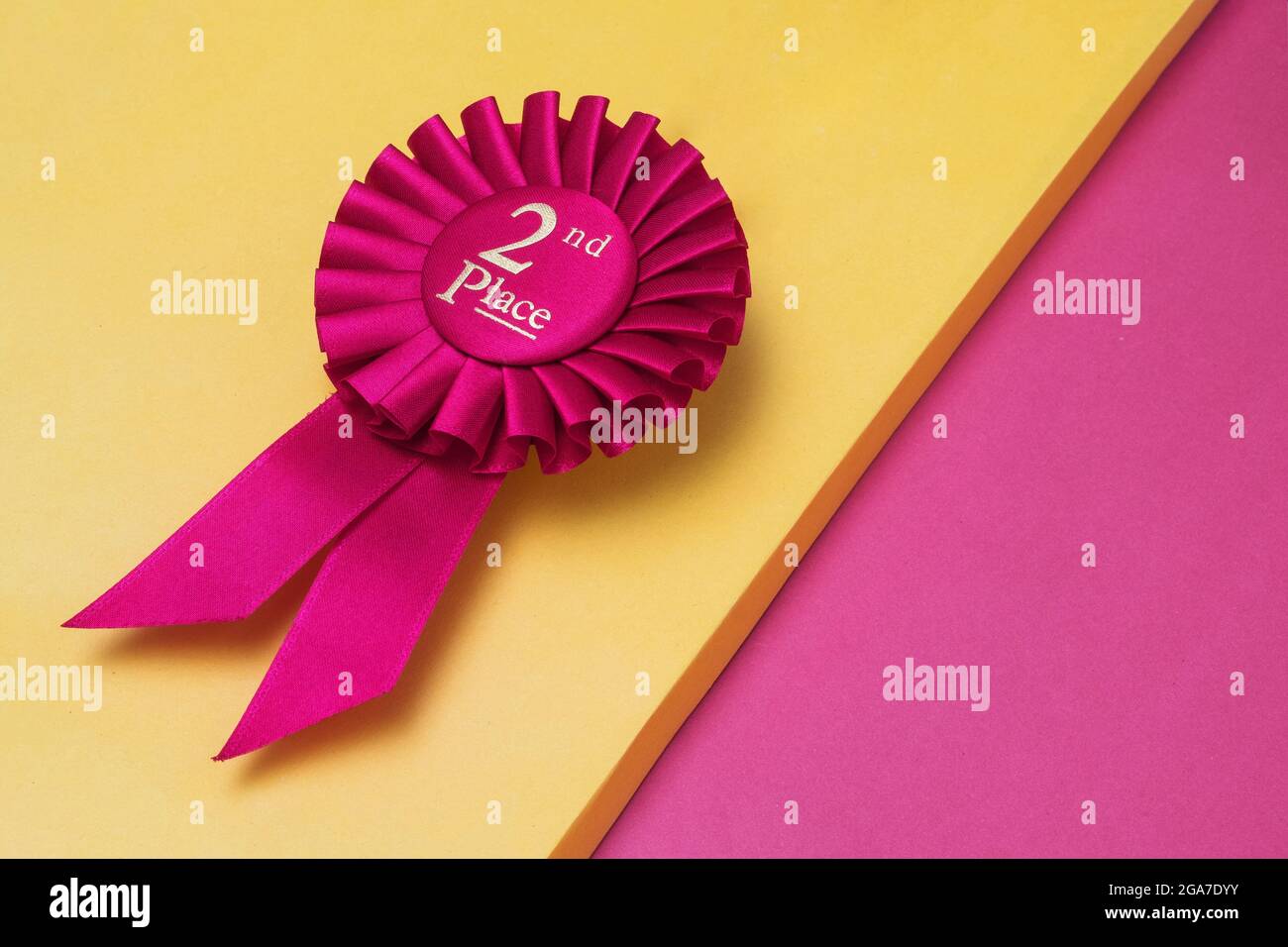 Rosette second place for the achievement and success of the winner on ...