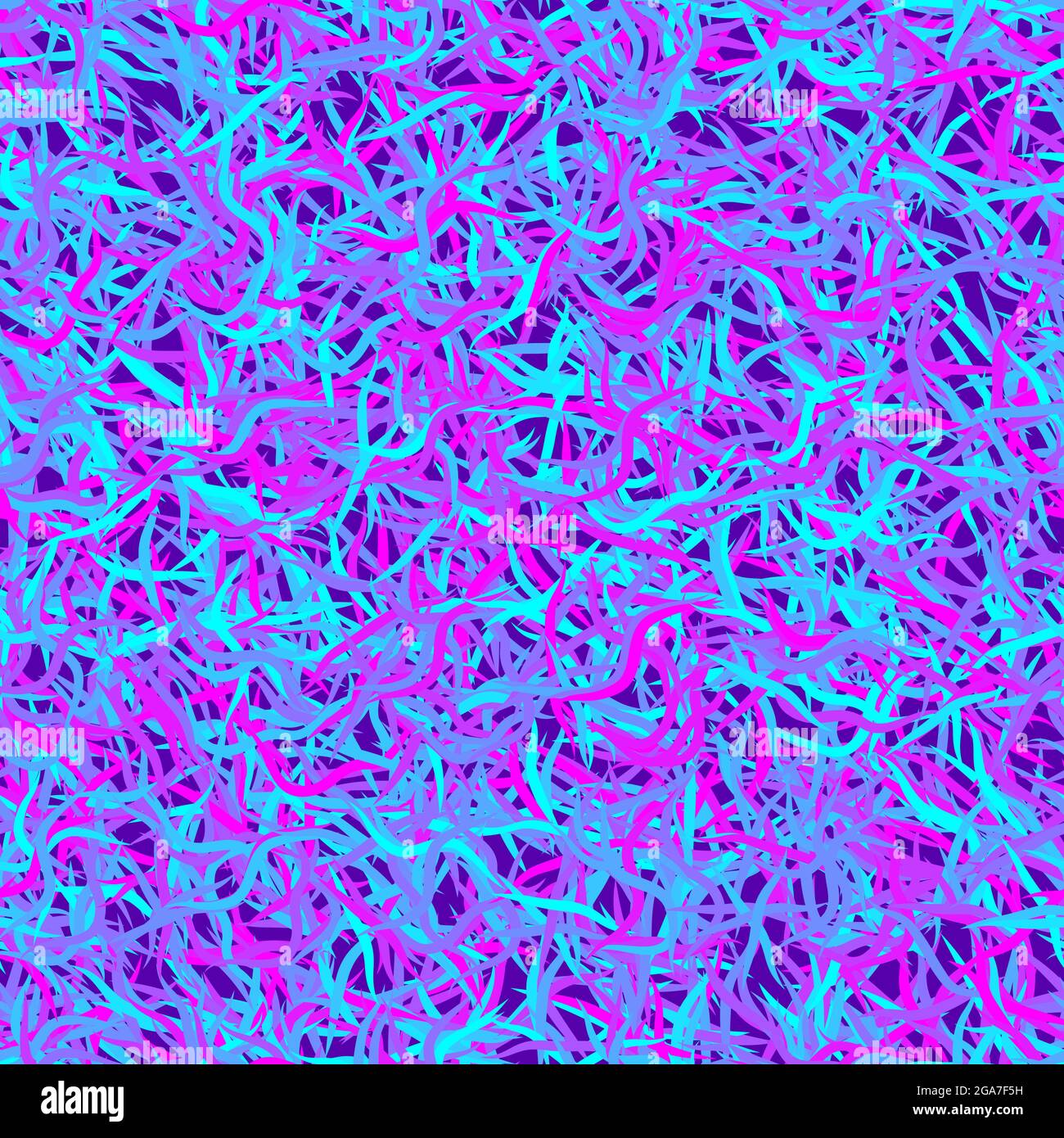 Vector seamless pattern of smooth waves and swirl of ultra violet color ...