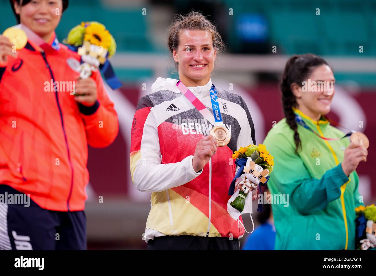 TOKYO, JAPAN - JULY 29: Anna-Maria Wagner of Germany during the Medal ...
