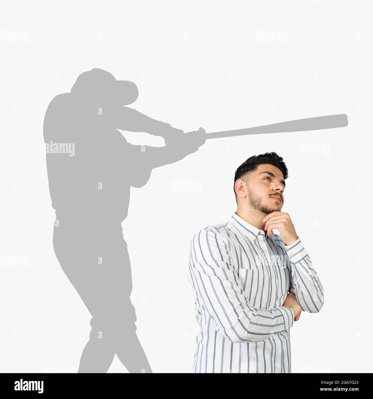 Sport collage professional baseball Cut Out Stock Images & Pictures - Alamy