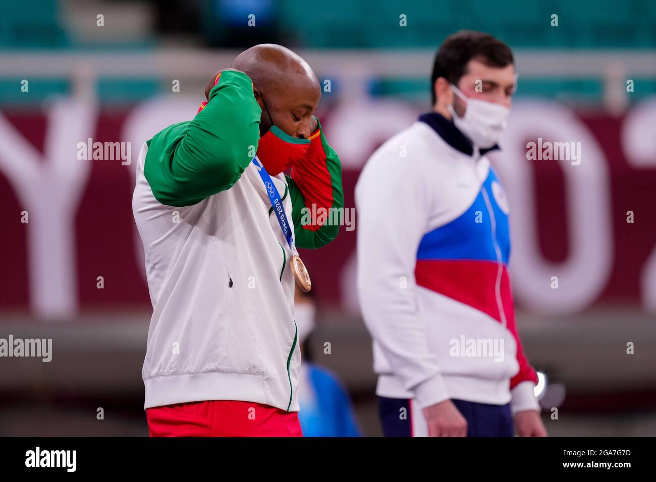 TOKYO, JAPAN - JULY 29: Jorge Fonseca of Portugal during the Medal ...