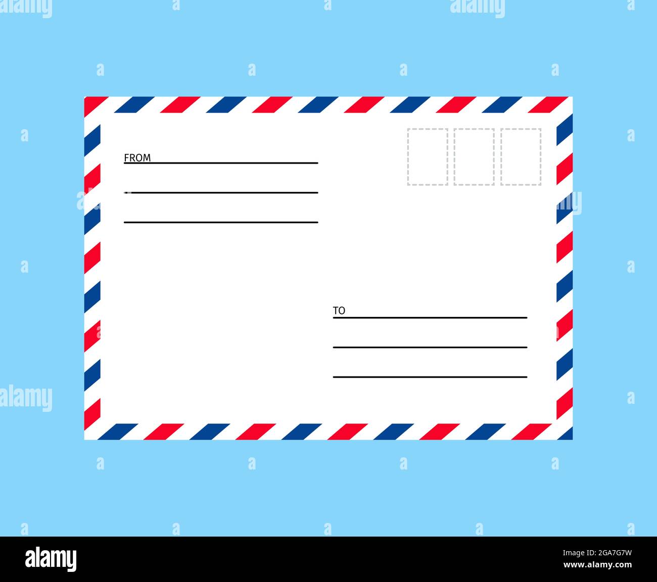 Envelope stamp isolated Stock Vector Images - Alamy