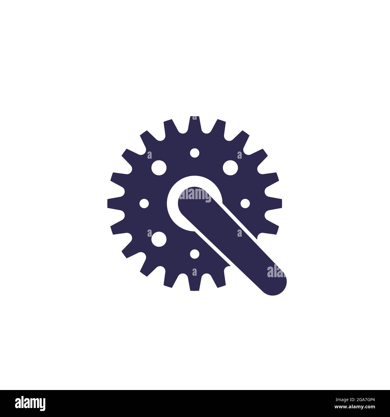 Bike Crank Vector