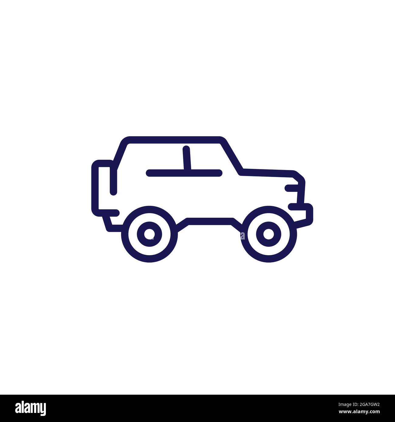 Truck full view Stock Vector Images - Alamy
