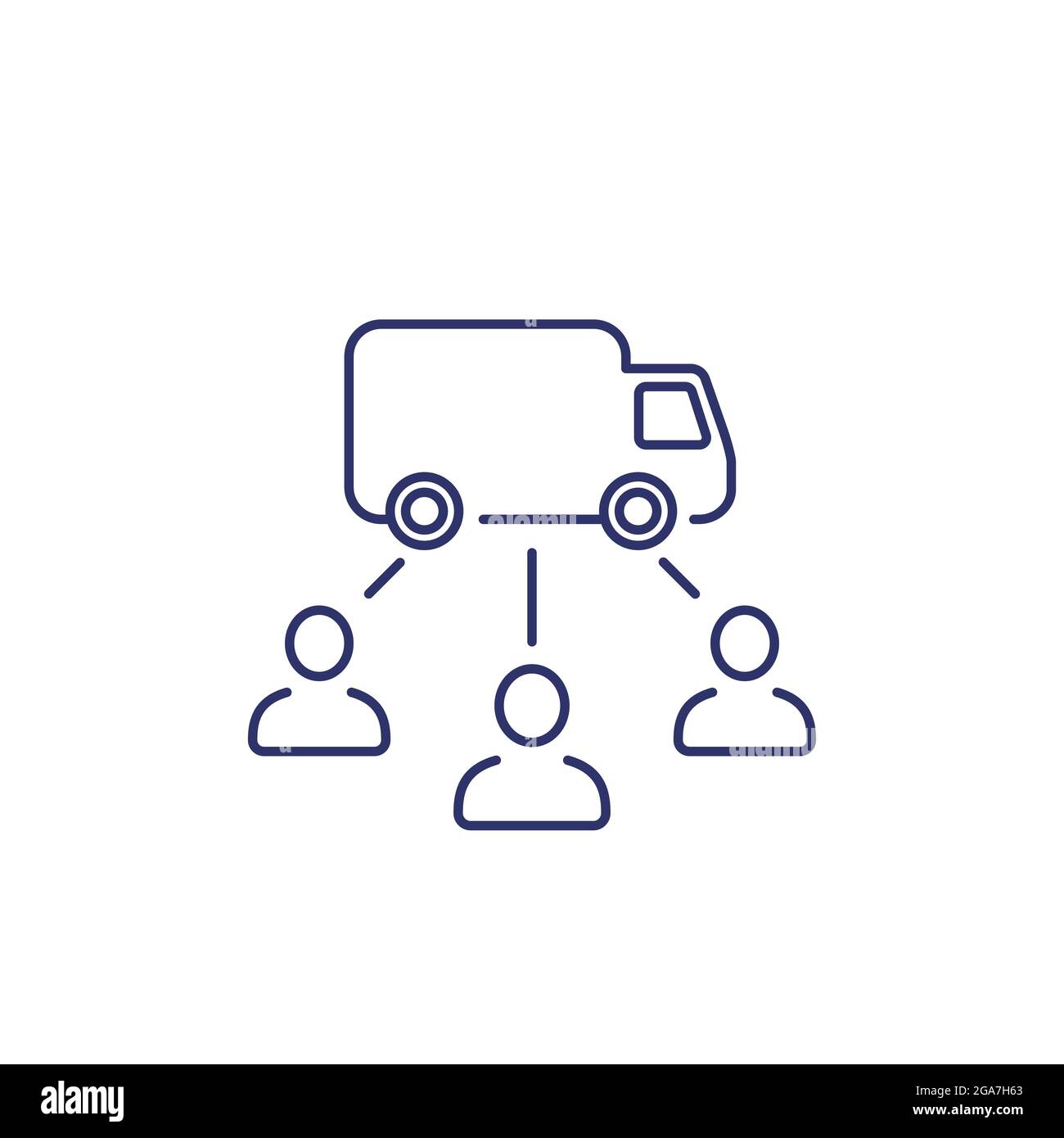 Multiple delivery Stock Vector Images - Alamy