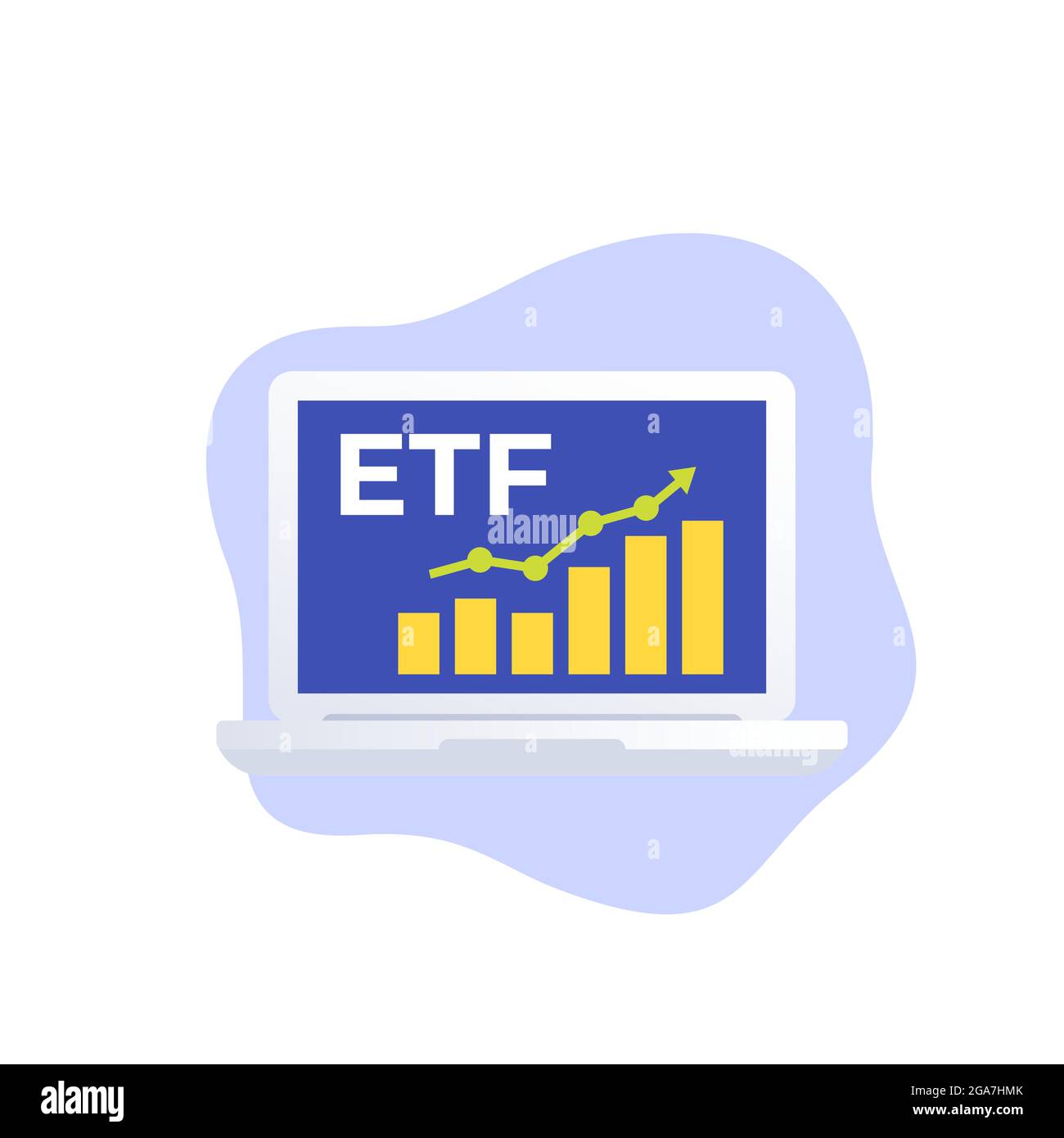 ETF icon, exchange traded fund vector Stock Vector Image & Art - Alamy