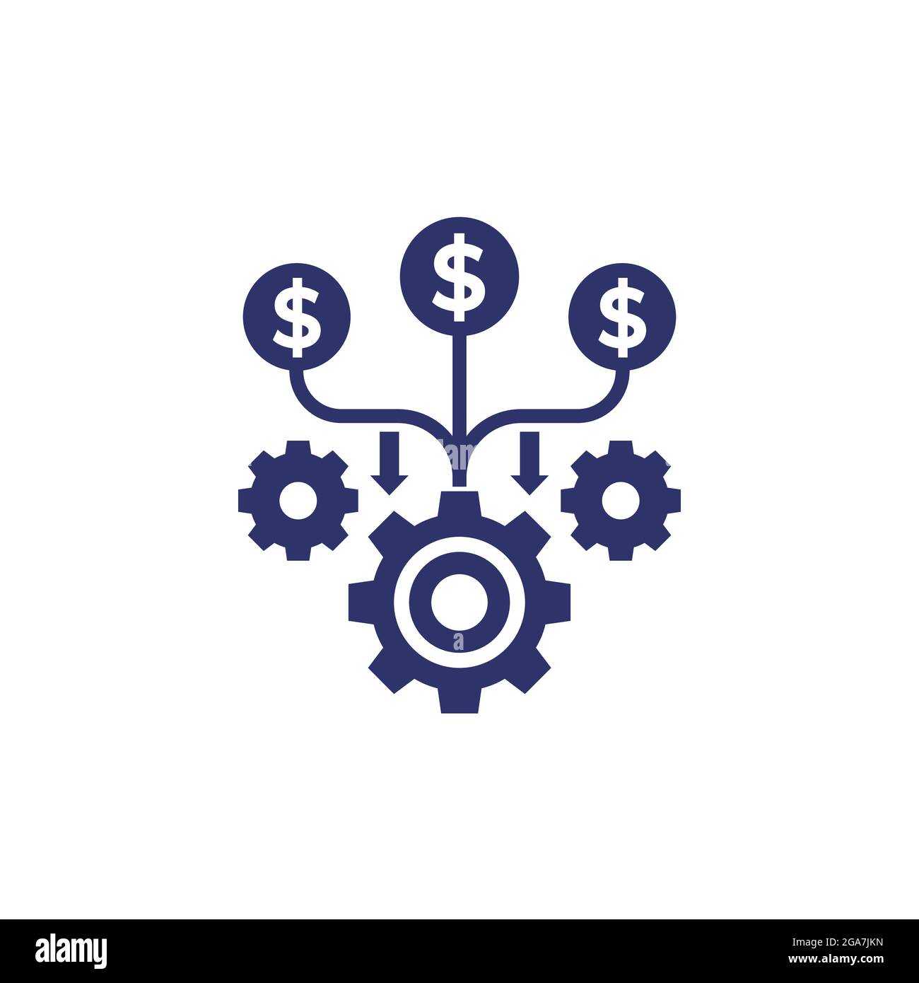 cash flow, funds or costs optimization icon Stock Vector Image & Art ...