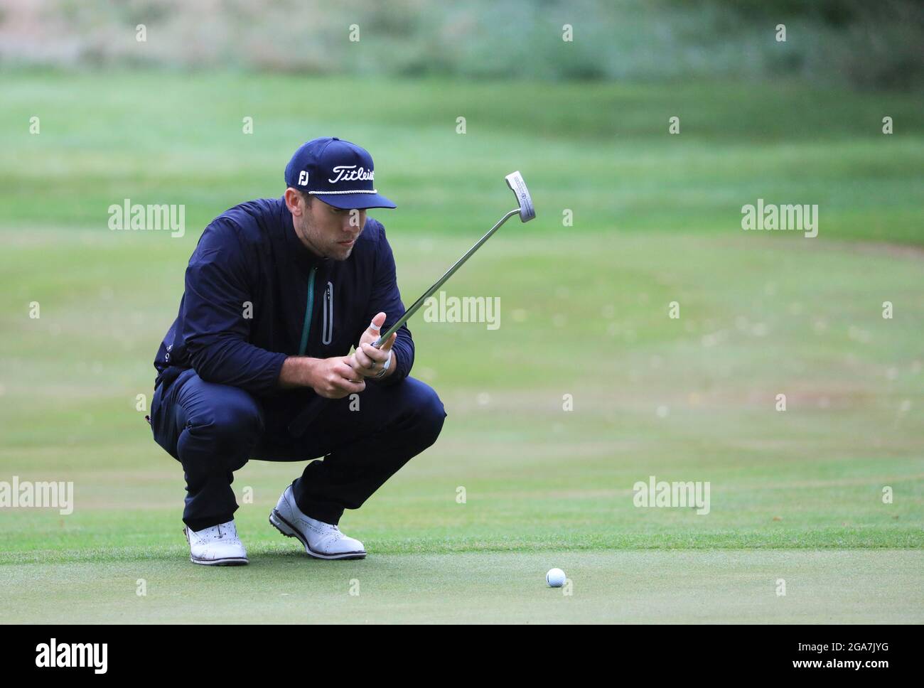 Australia's Bryden Macpherson on day one of of the ISPS Handa World ...