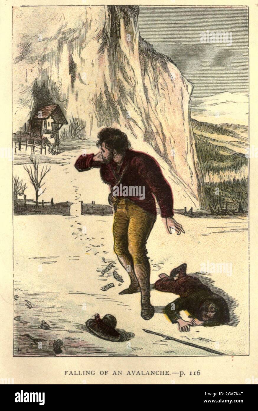 Falling of an Avalanche From the Book ' The history of Sandford and ...