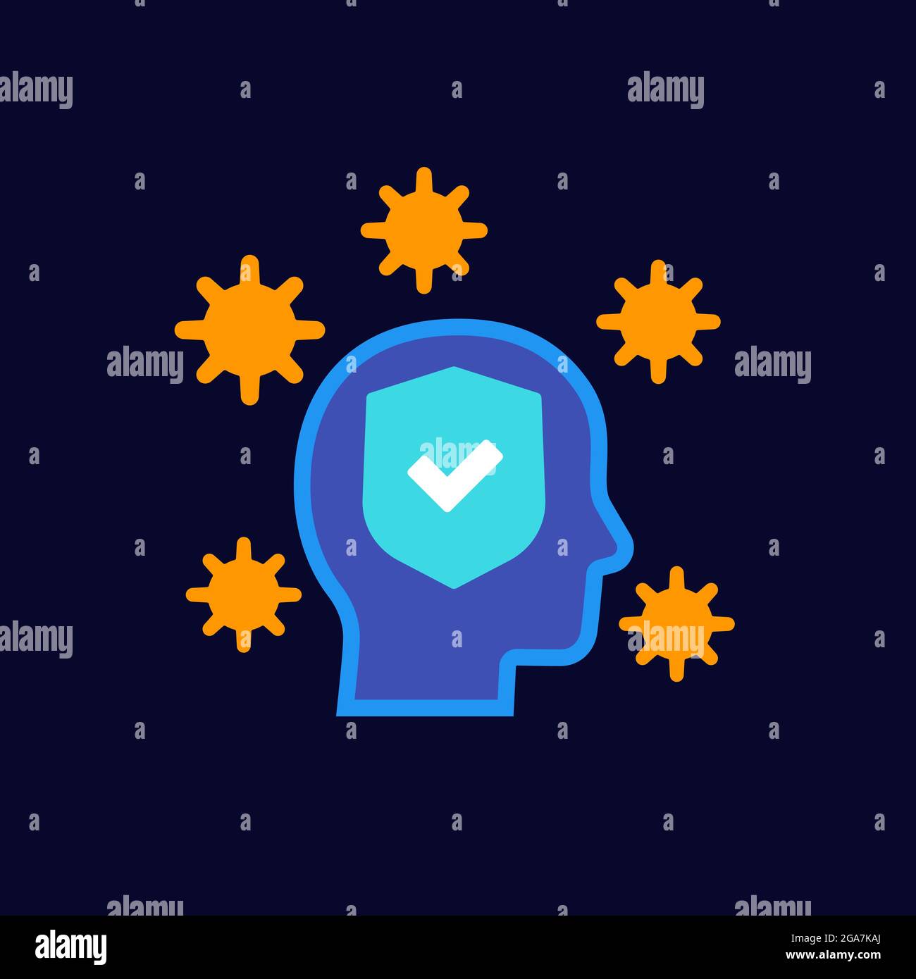 immune system or immunity icon, vector art Stock Vector Image & Art - Alamy