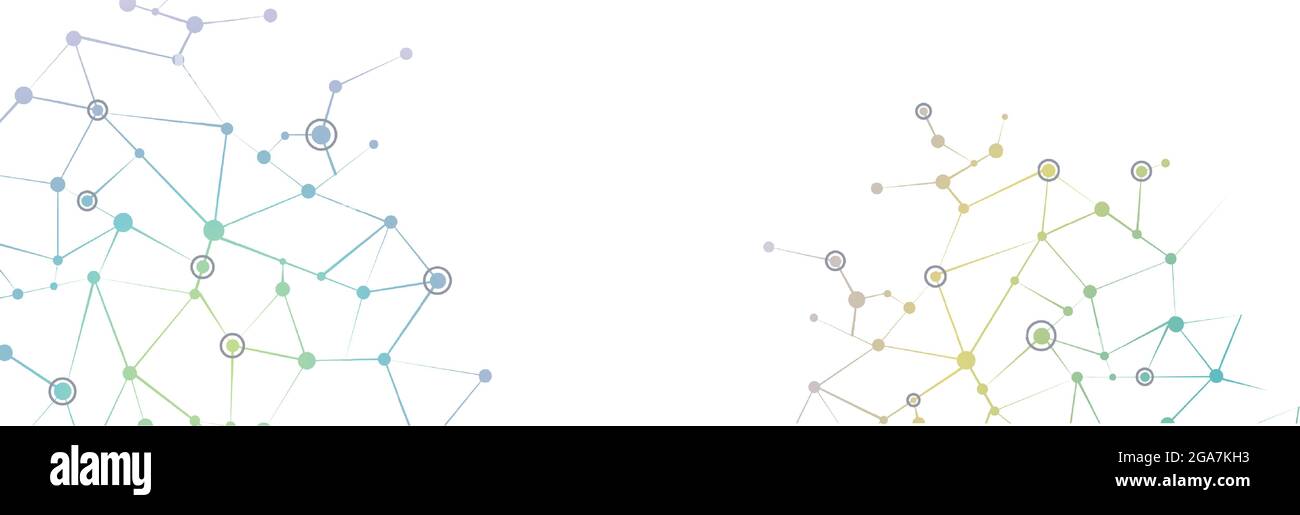 Abstract white background with lines and circles - Vector illustration ...