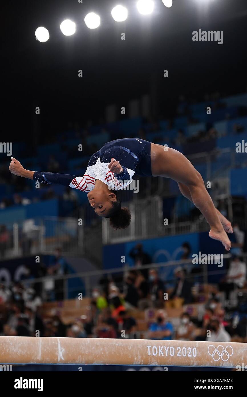 Tokyo, Japan. 29th July, 2021. Artistic Gymnastics. Womens all-around ...
