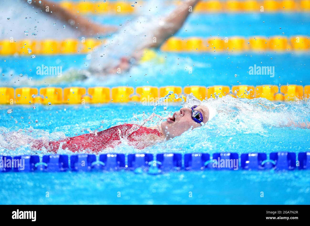 Canada's Taylor Ruck during Heat 4 of the Women's 200m Backstroke at ...