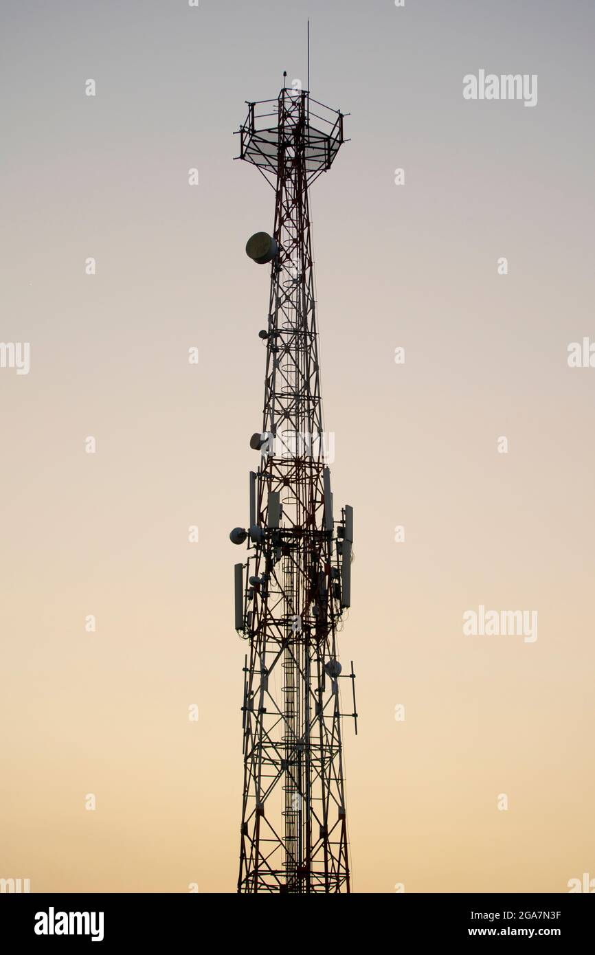 High frequency global communications system hi-res stock photography ...