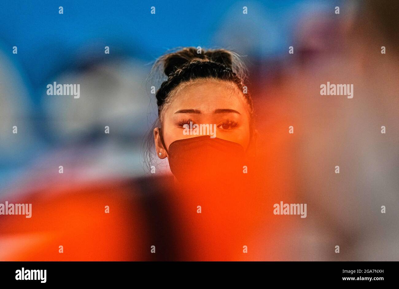 Ariake Gymnastics Centre, Tokyo, Japan. 29th July, 2021. Sunisa Lee of ...