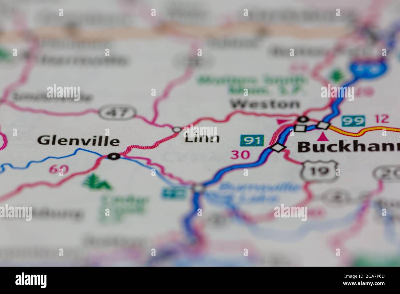 Map of linn virginia hi-res stock photography and images - Alamy