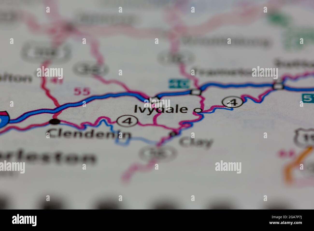 Map of ivydale hi-res stock photography and images - Alamy