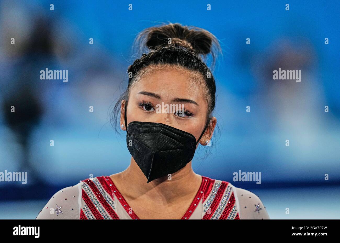 Ariake Gymnastics Centre, Tokyo, Japan. 29th July, 2021. Sunisa Lee of ...