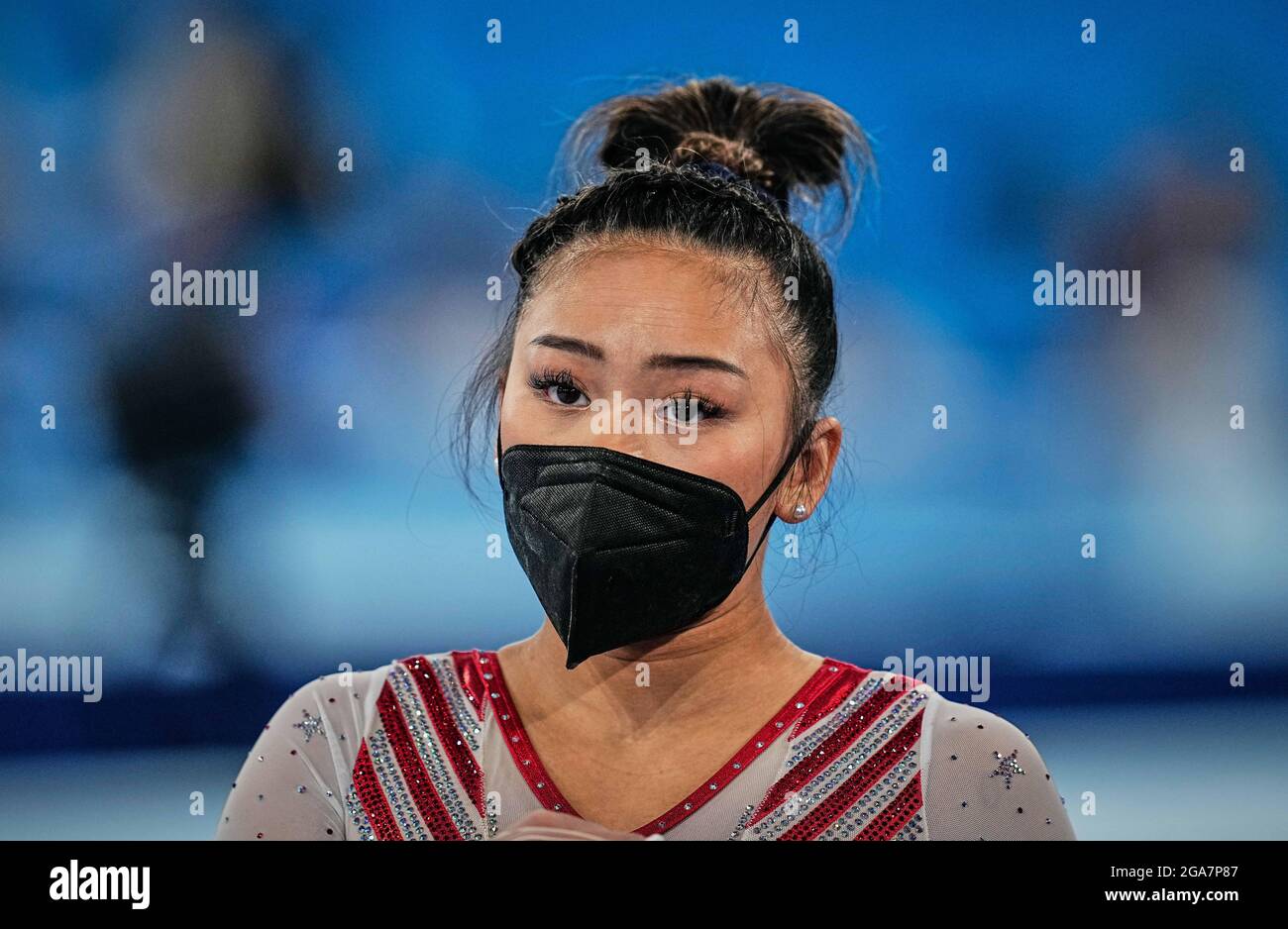 Ariake Gymnastics Centre, Tokyo, Japan. 29th July, 2021. Sunisa Lee of ...