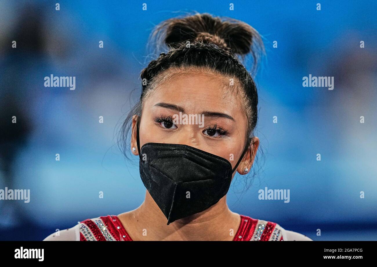 Ariake Gymnastics Centre, Tokyo, Japan. 29th July, 2021. Sunisa Lee of ...