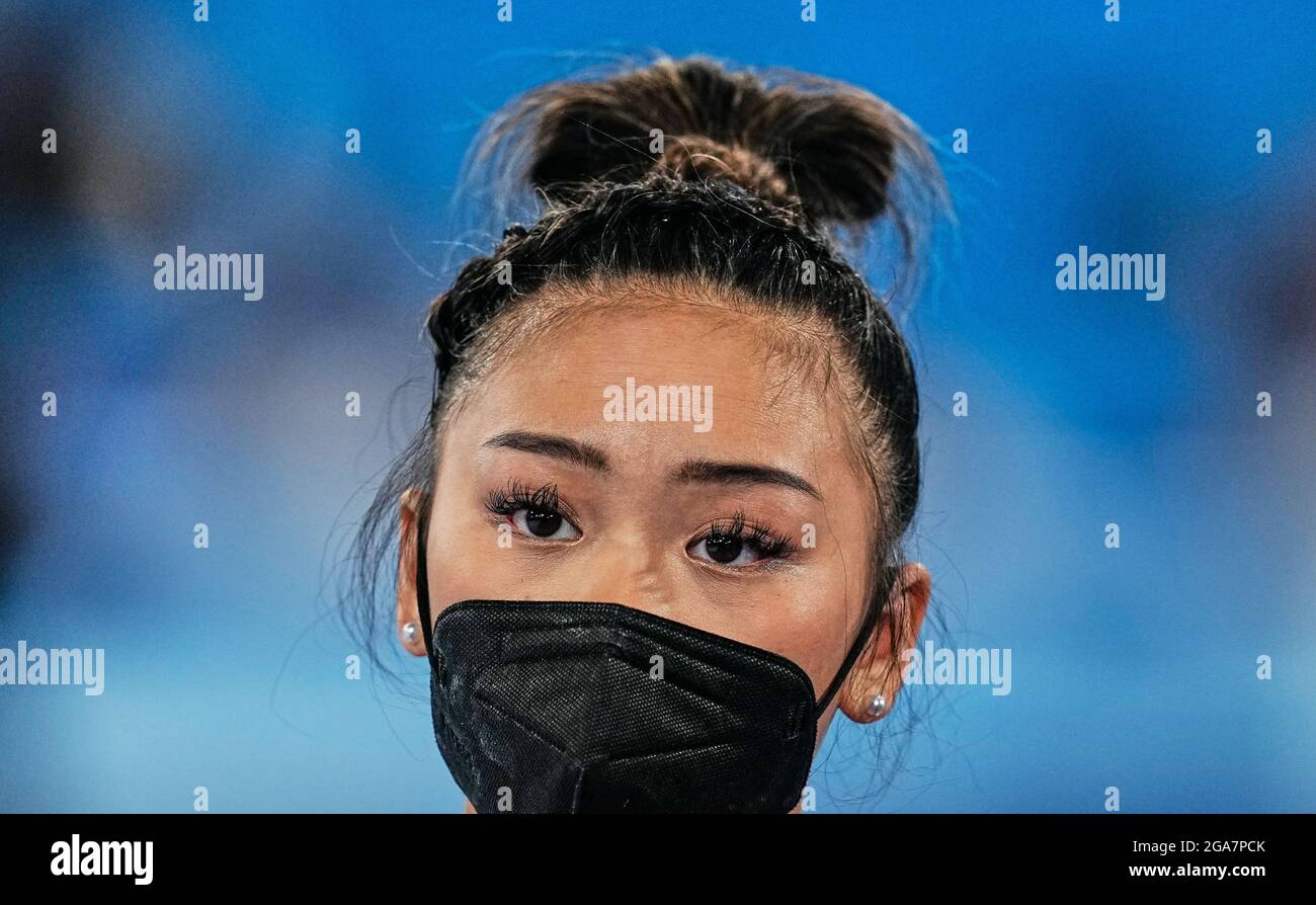 Ariake Gymnastics Centre, Tokyo, Japan. 29th July, 2021. Sunisa Lee of ...