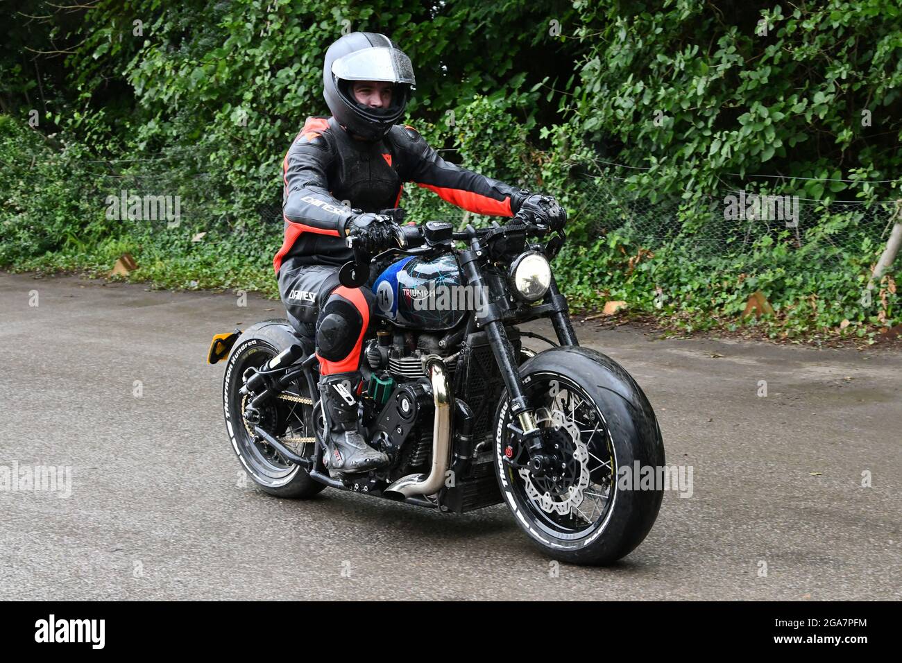 Based on a Triumph and possibly the world's fastest Bobber, Thornton ...