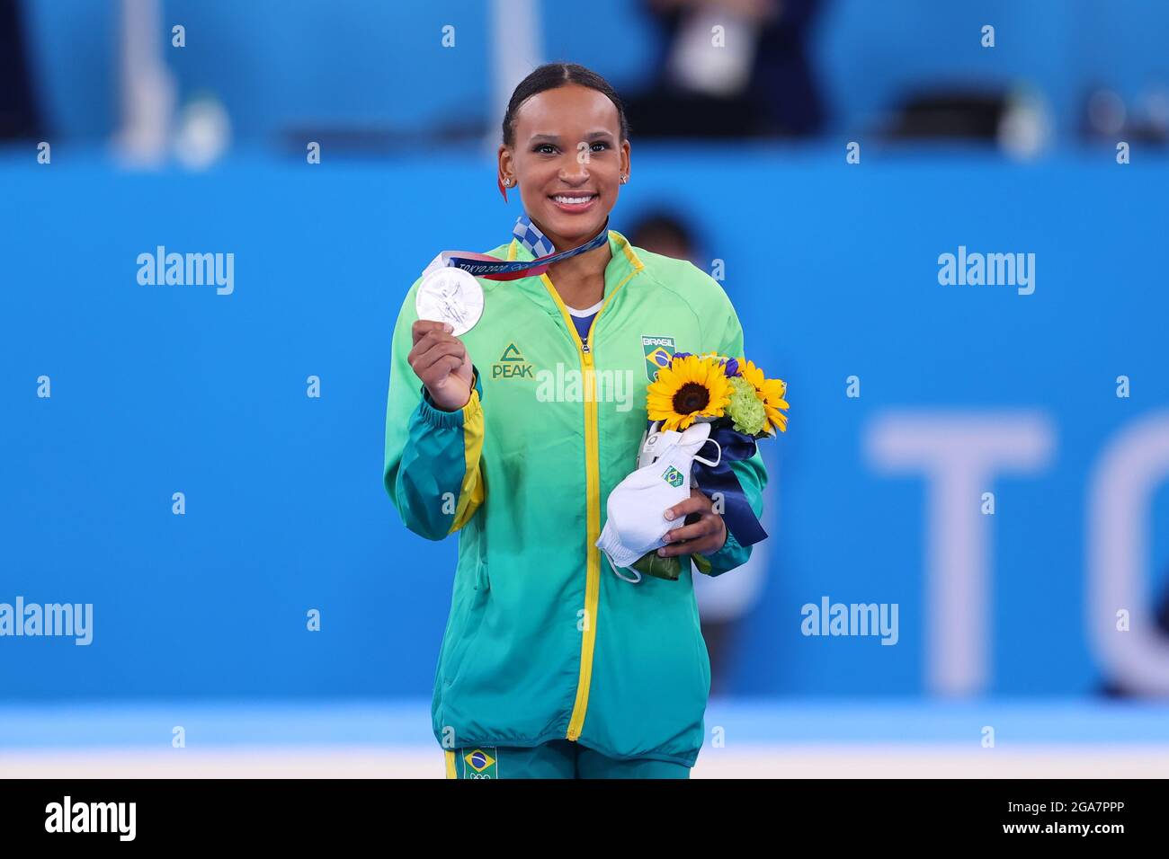 Tokyo, Japan. 29th July, 2021. Rebeca Andrade (BRA) Gymnastics ...