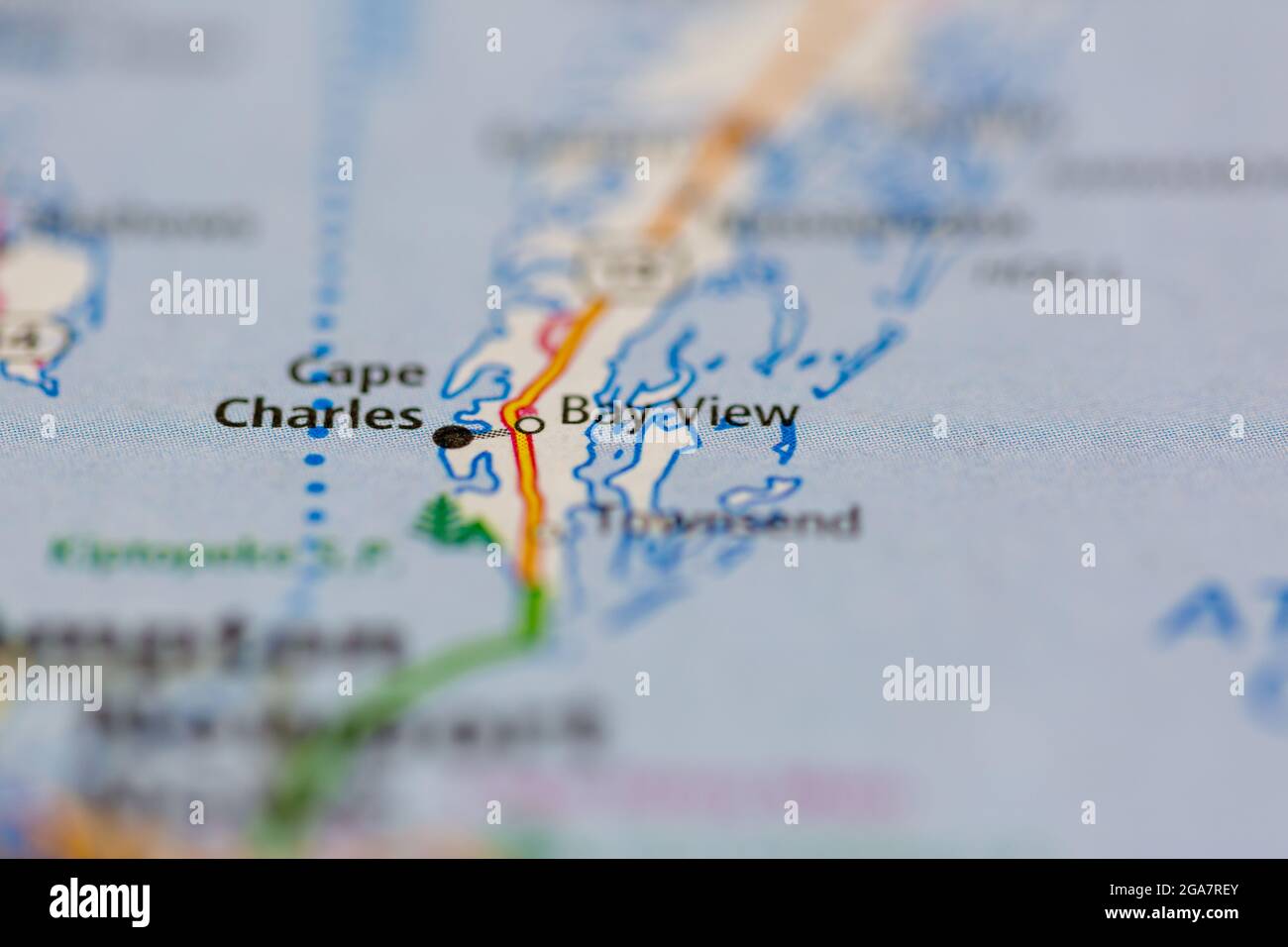 Map of bay view virginia hi-res stock photography and images - Alamy