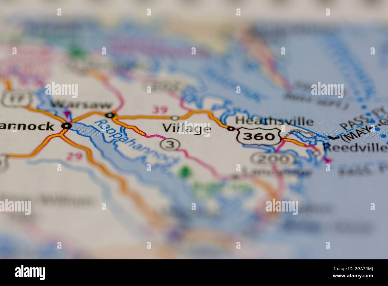 Map of village hi-res stock photography and images - Alamy