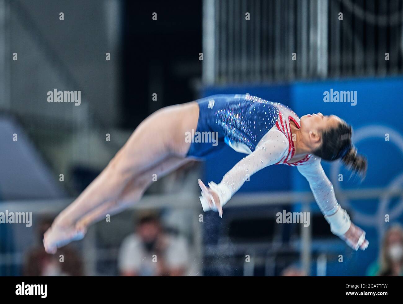 Ariake Gymnastics Centre, Tokyo, Japan. 29th July, 2021. Sunisa Lee of ...