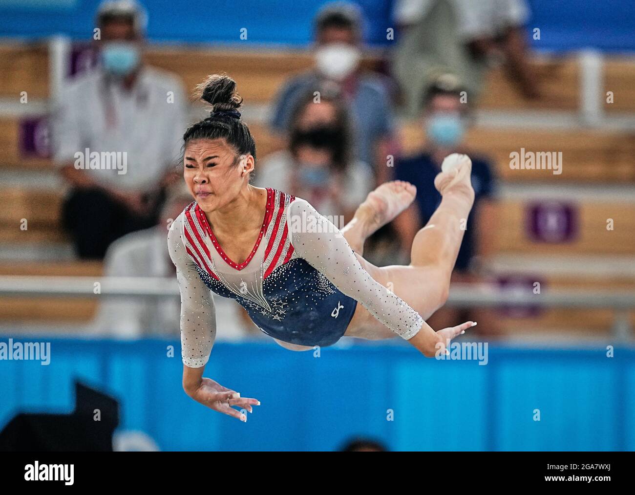Ariake Gymnastics Centre, Tokyo, Japan. 29th July, 2021. Sunisa Lee of ...