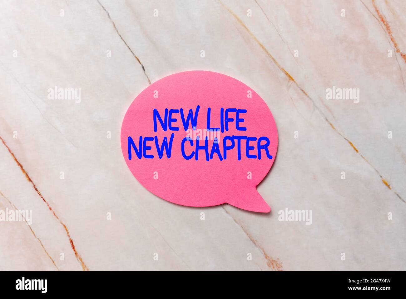 Writing displaying text New Life New Chapter. Business idea ...