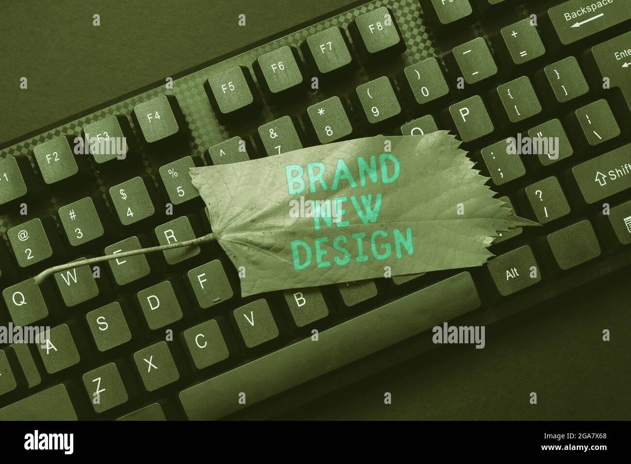 Writing displaying text Brand New Design. Business approach Brainstorming About Branding ...