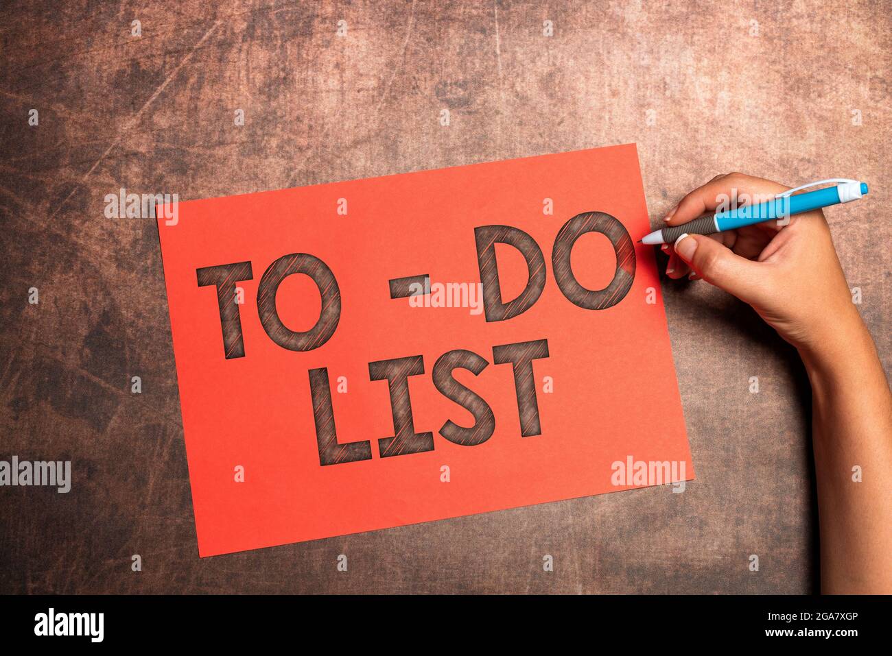 Hand writing sign To do List. Business concept a list of tasks to ...