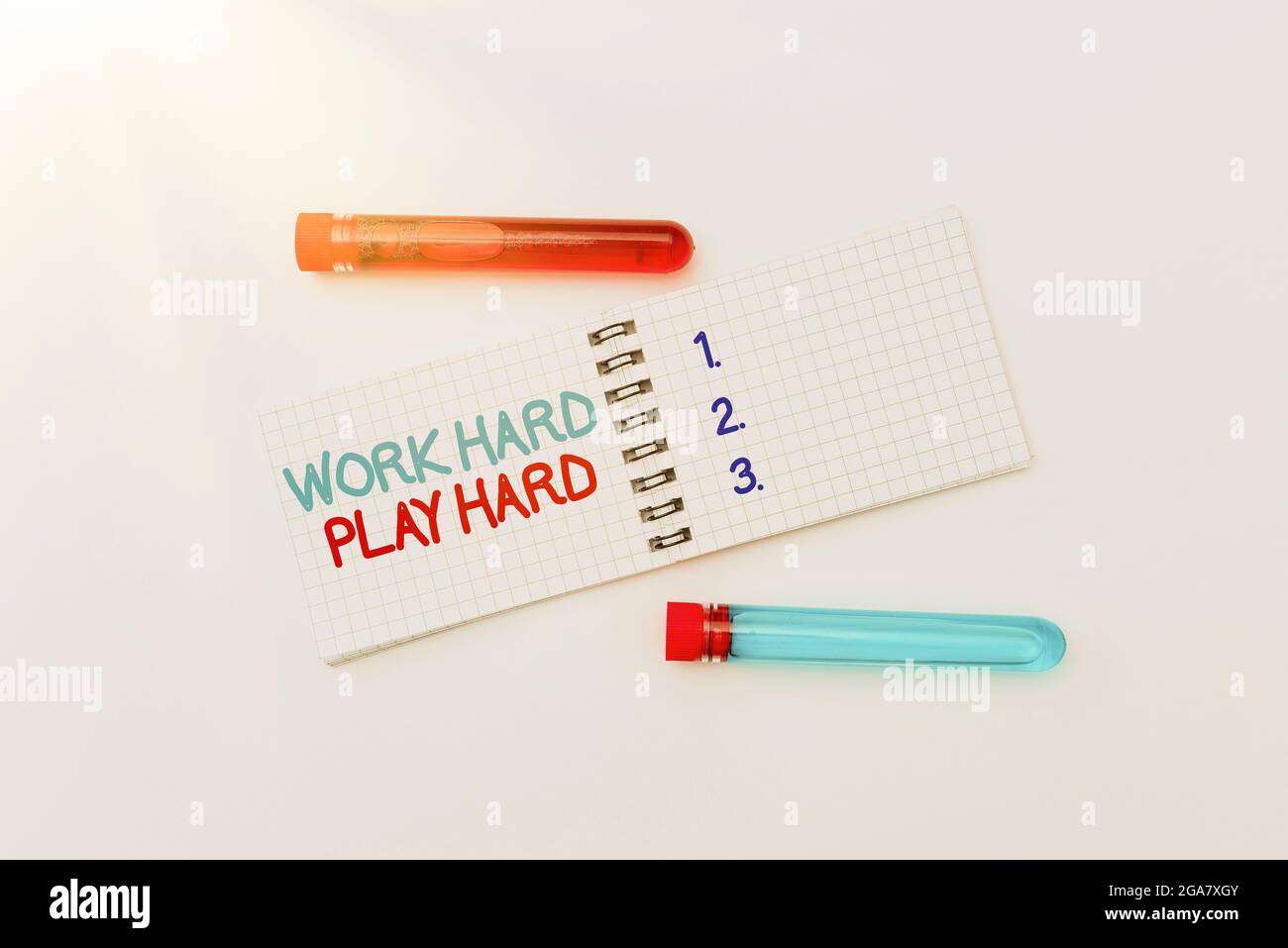 Writing displaying text Work Hard Play Hard. Internet Concept diligent ...