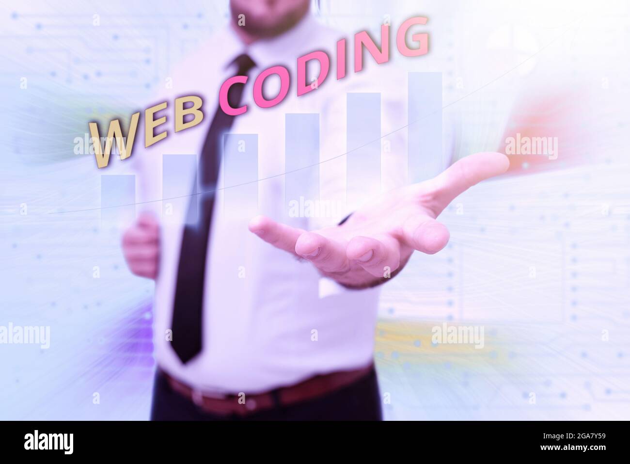 Conceptual caption Web Coding. Word for a system of symbols and rules ...