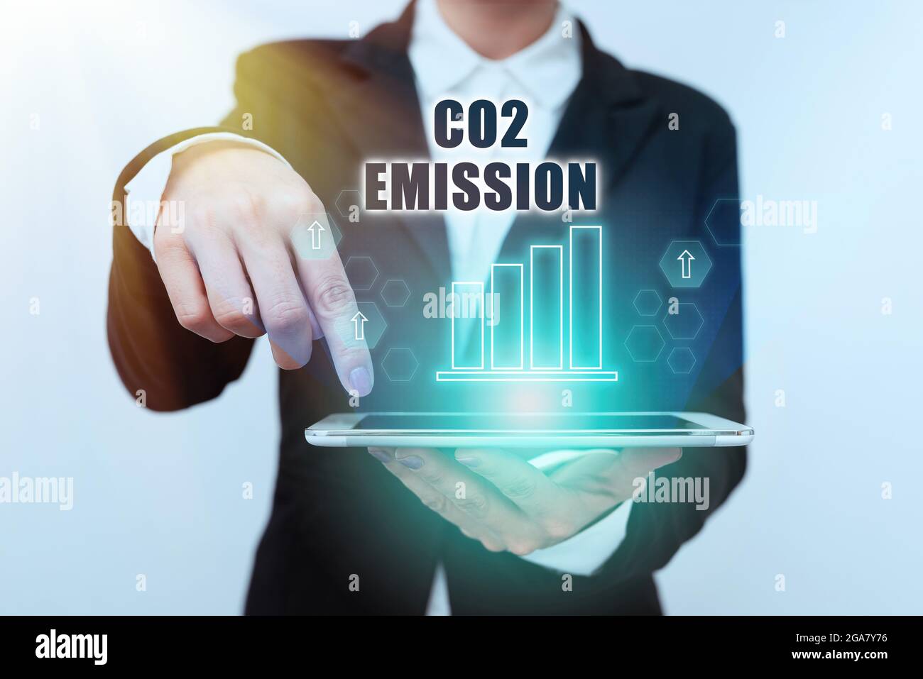 Conceptual caption Co2 Emission. Word for Releasing of greenhouse gases ...