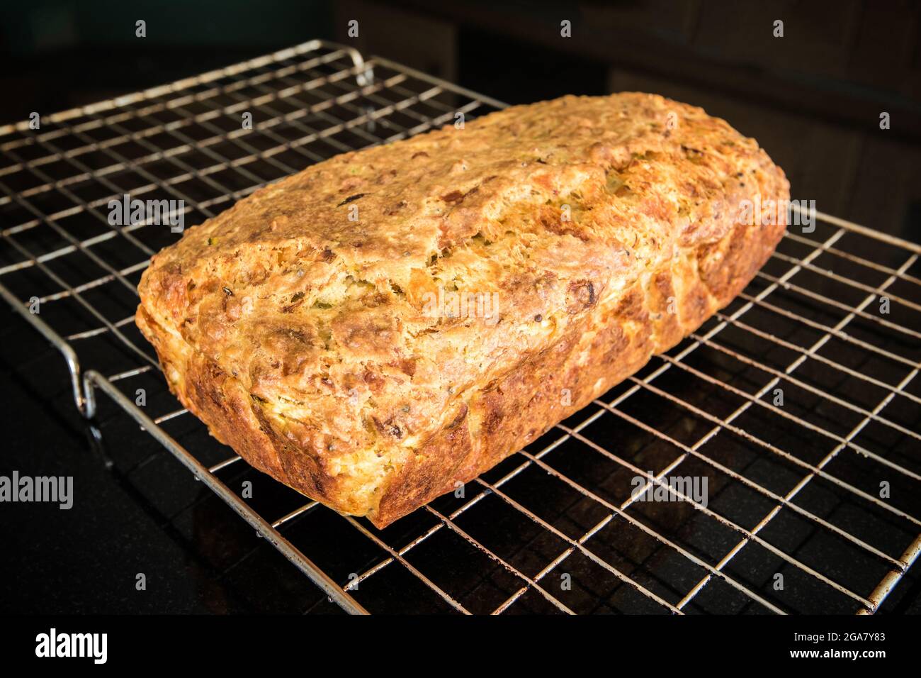 Courgette loaf cake hi-res stock photography and images - Alamy