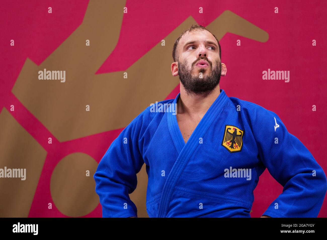 TOKYO, JAPAN - JULY 29: Karl-Richard Frey of Germany competing on Men ...