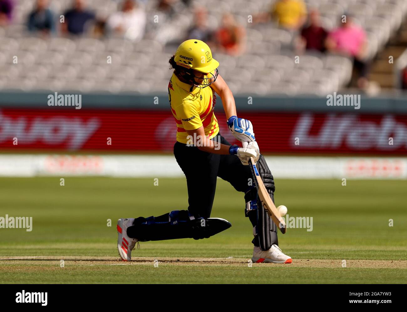 Trent Rocket's Natalie Sciver is caught out by London Spirit's Danielle ...