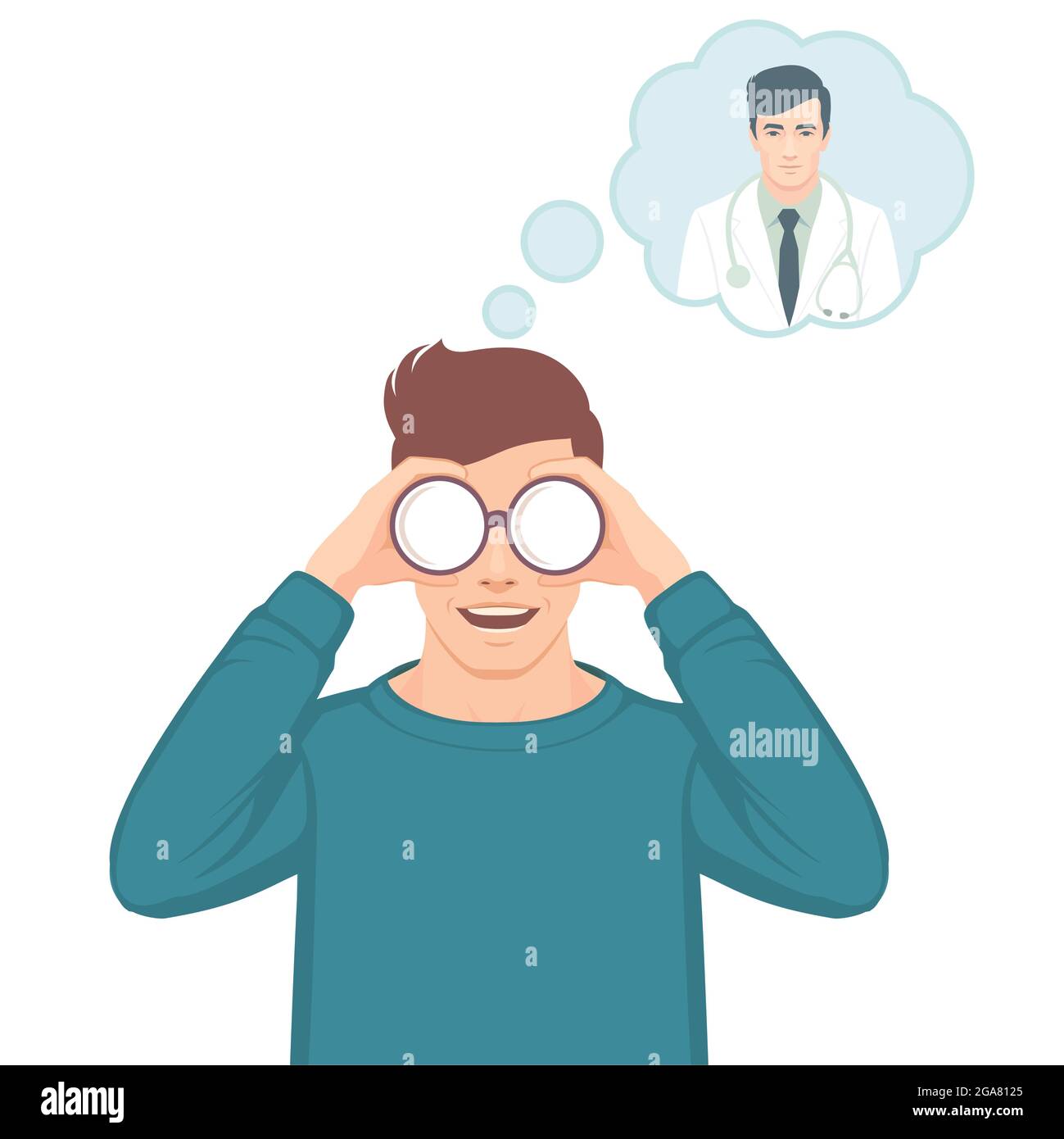 Doctor help wanted Stock Vector Images - Alamy