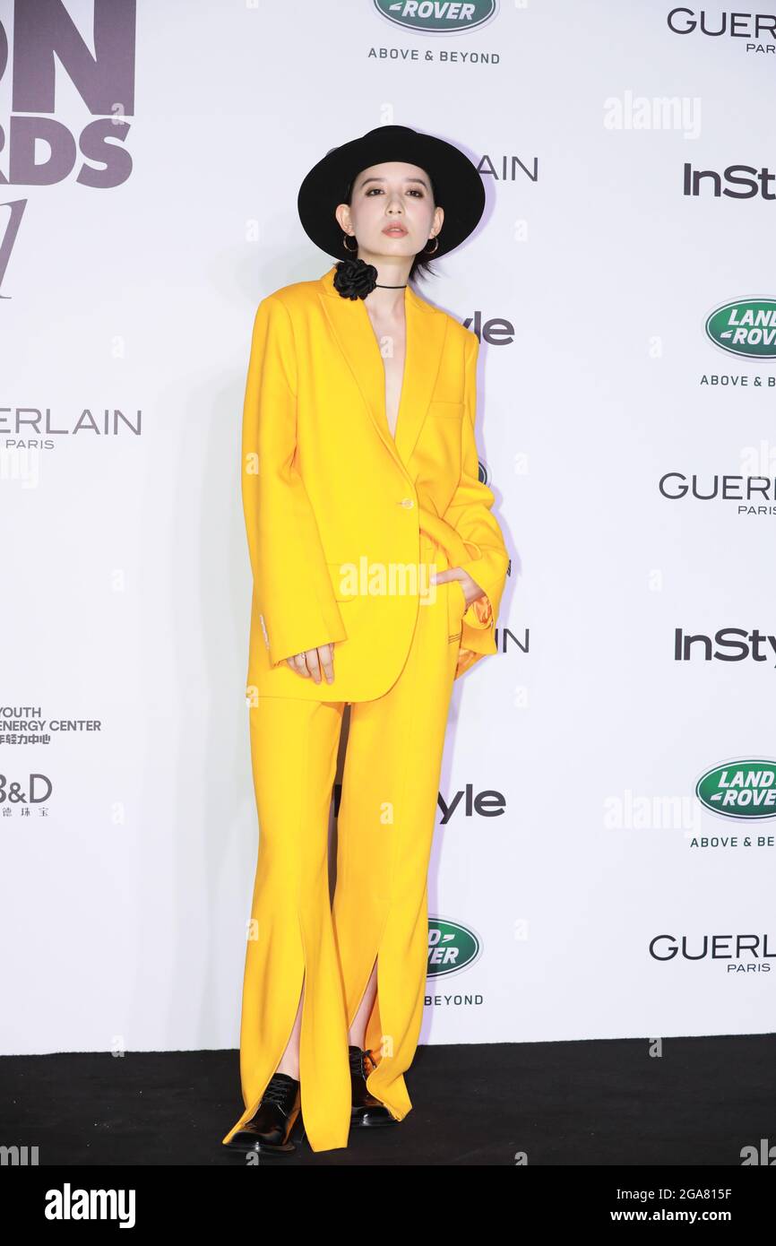 Chinese singer Dany Lee attends the annual ceremony of Instyle in ...