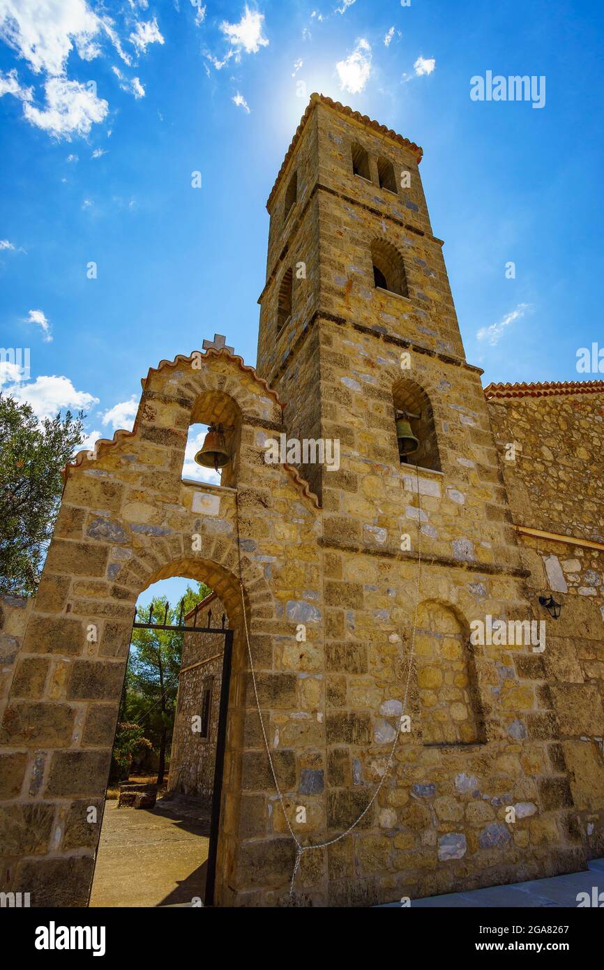 Greek traditional Orthodox Church (Taxiarchis) Located at Oitylo ...