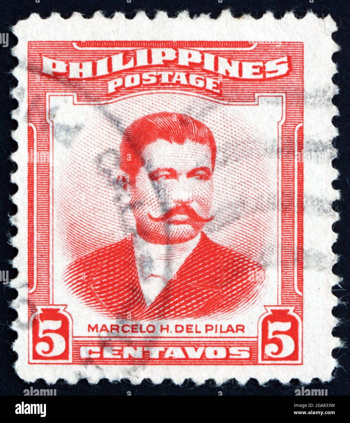 PHILIPPINES - CIRCA 1983: a stamp printed in Philippines shows Marcelo ...