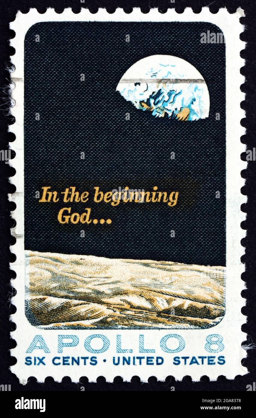 UNITED STATES OF AMERICA - CIRCA 1969: a stamp printed in the USA shows ...