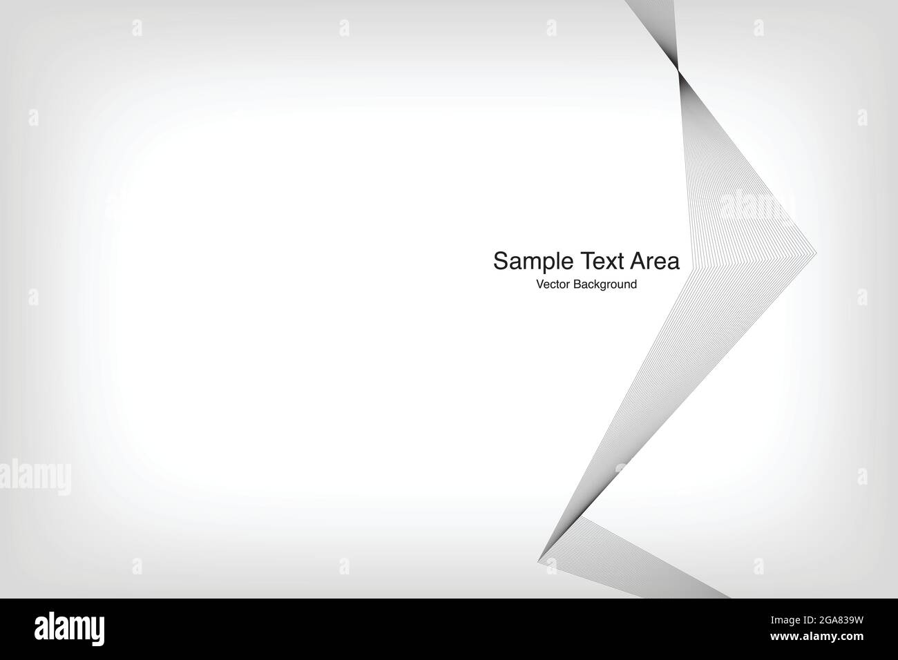 Abstract Line, On White Background With Sample Text Area. Vector ...