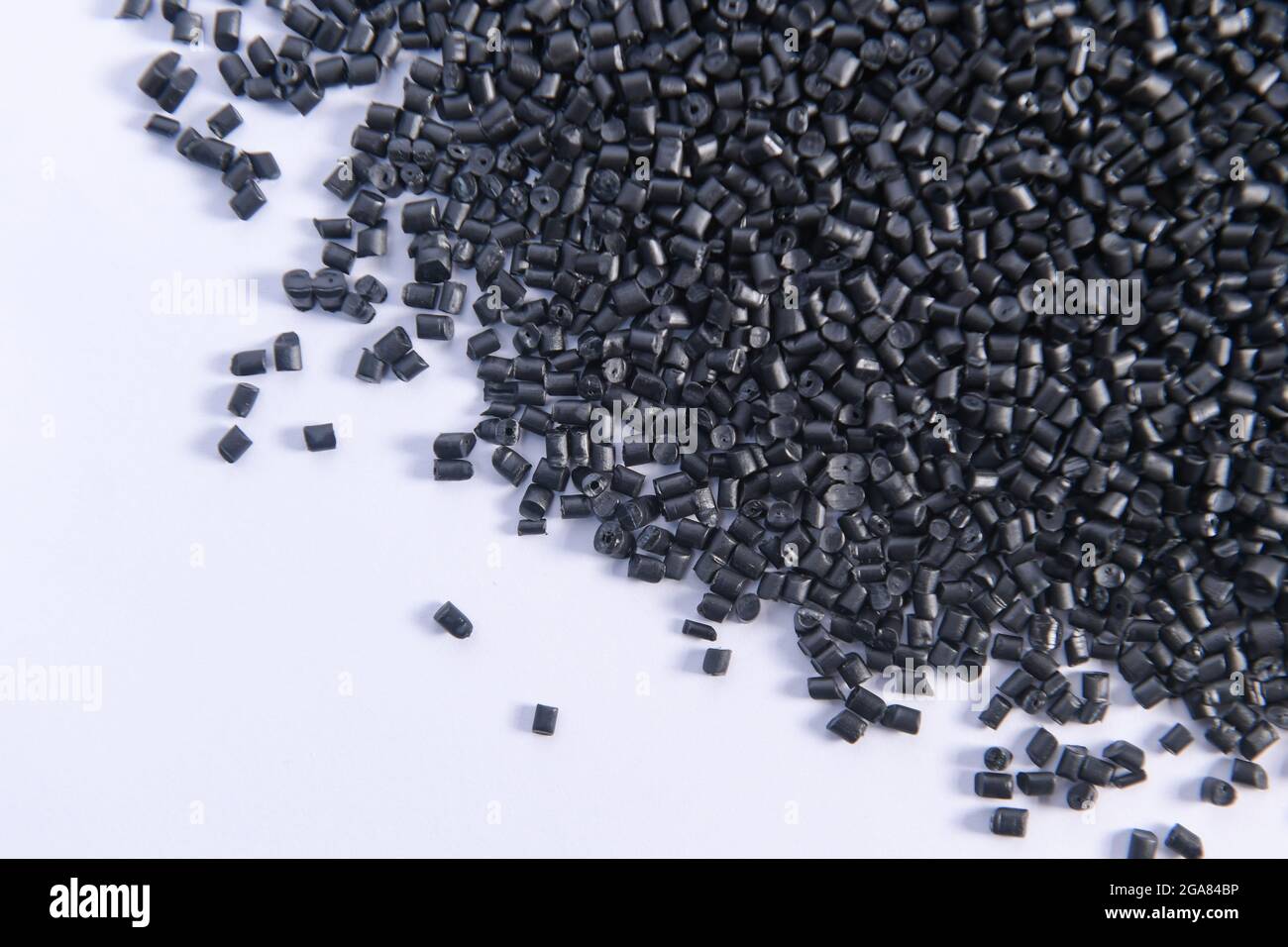 Polypropylene granule close-up background texture. plastic resin ...