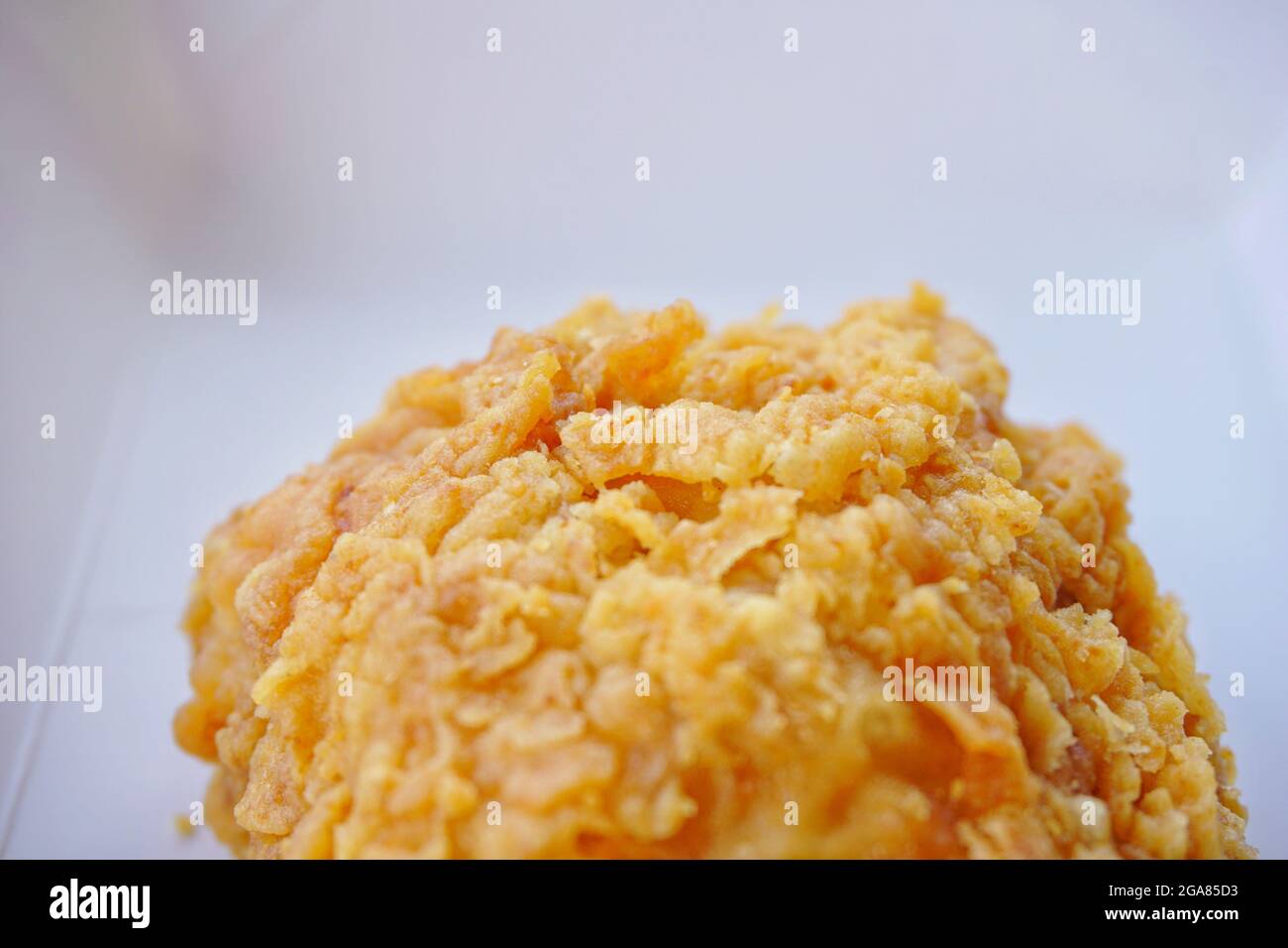 Delicious crispy chicken with crumbs Stock Photo - Alamy