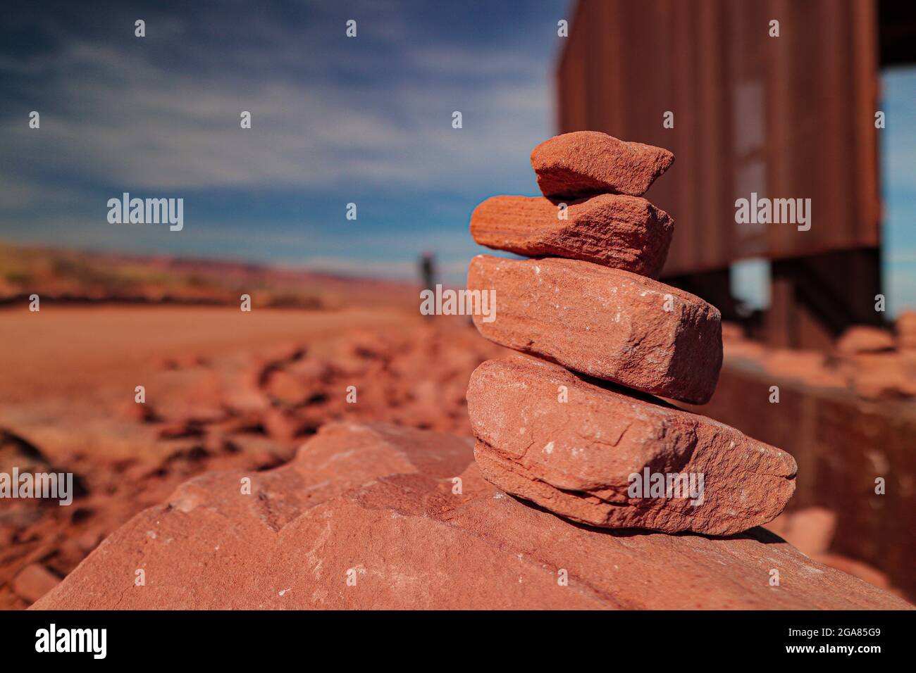 ?loseup of red stones stacked on top of each other Stock Photo - Alamy