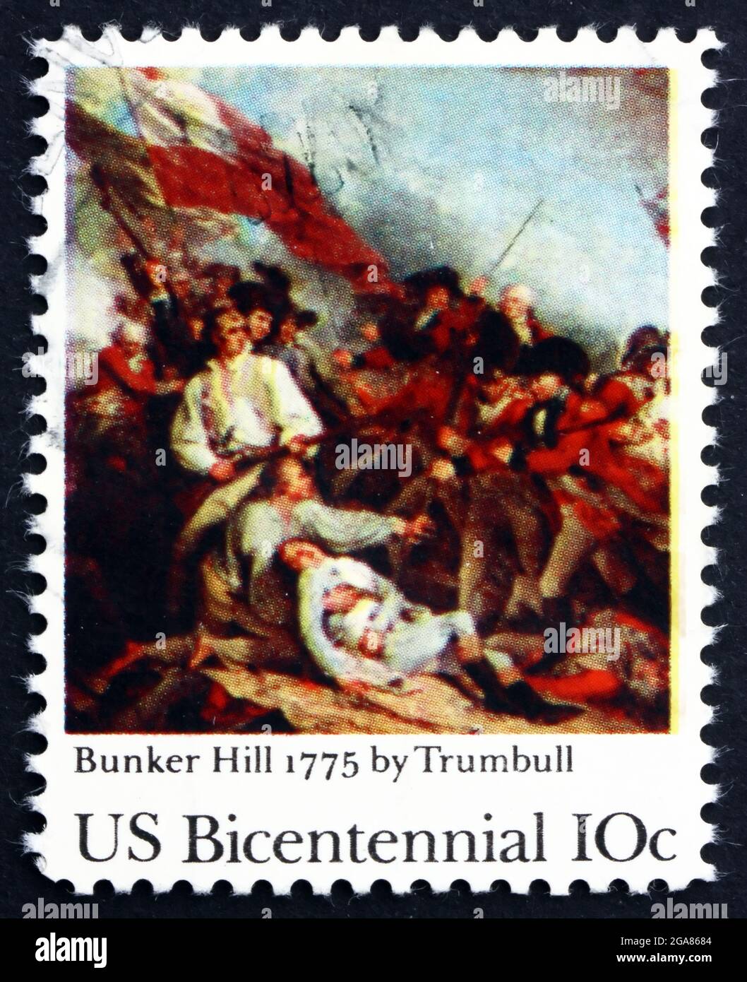 UNITED STATES OF AMERICA - CIRCA 1975: a stamp printed in the USA shows ...